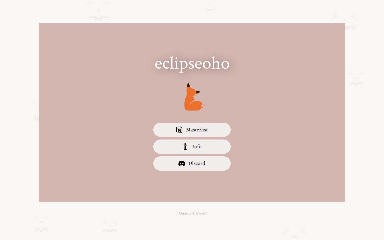 eclipseoho's carrd